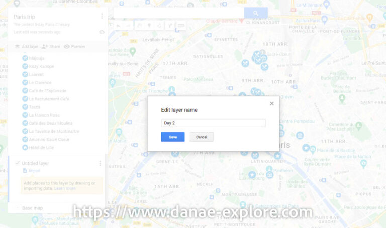 Como planejar uma viagem usando o Google MyMaps - Danae-explore