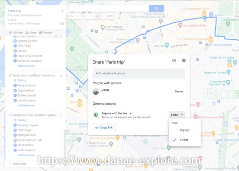 How to plan a trip using Google MyMaps - Danae-explore