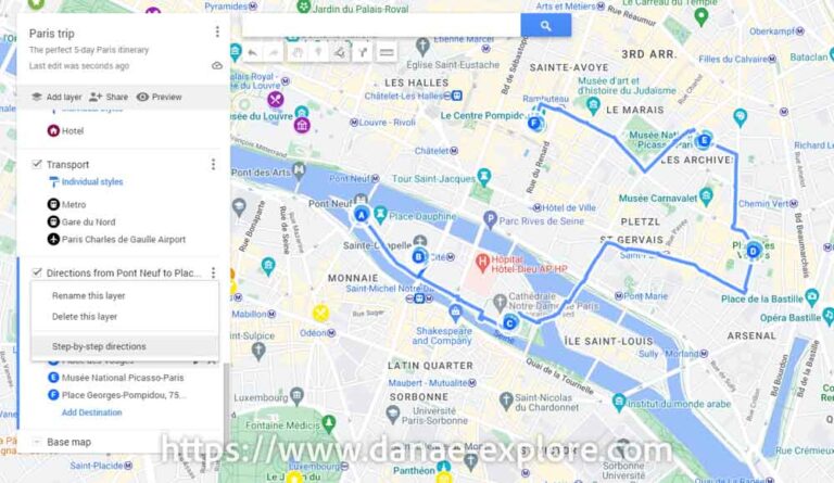 Como planejar uma viagem usando o Google MyMaps - Danae-explore